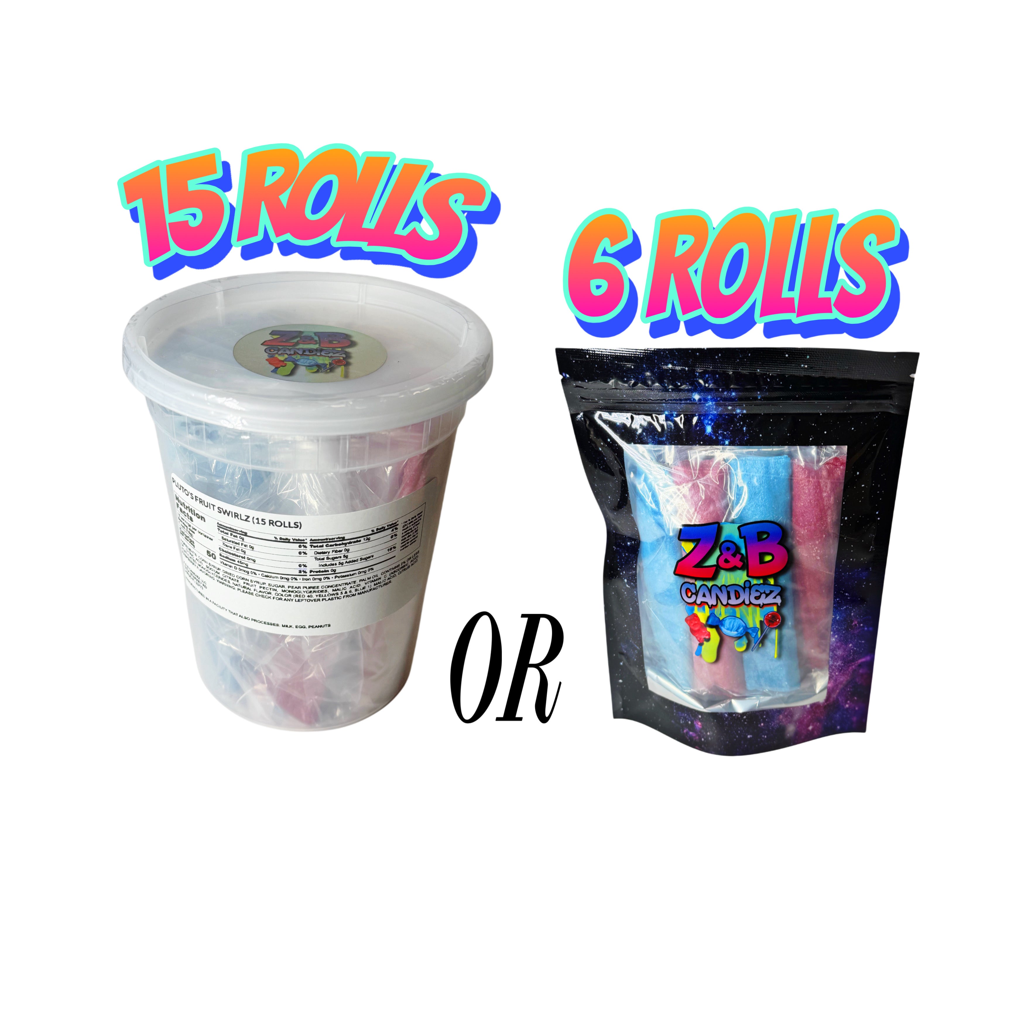 PLUTO'S FRUIT SWIRLZ – Z&B CANDIEZ